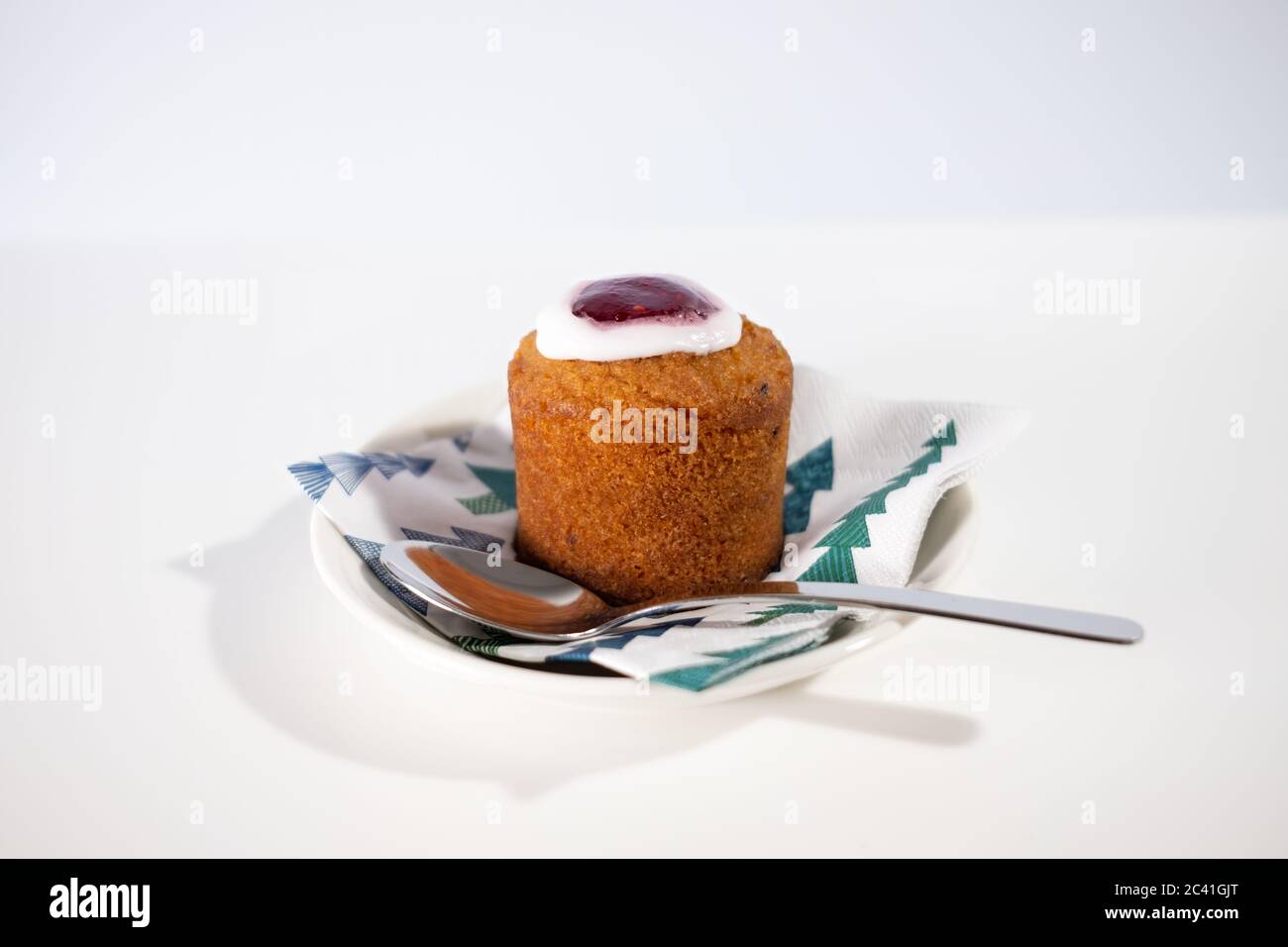 Runebergin torttu, famous Finnish Runeberg cake tart pastry made of ...