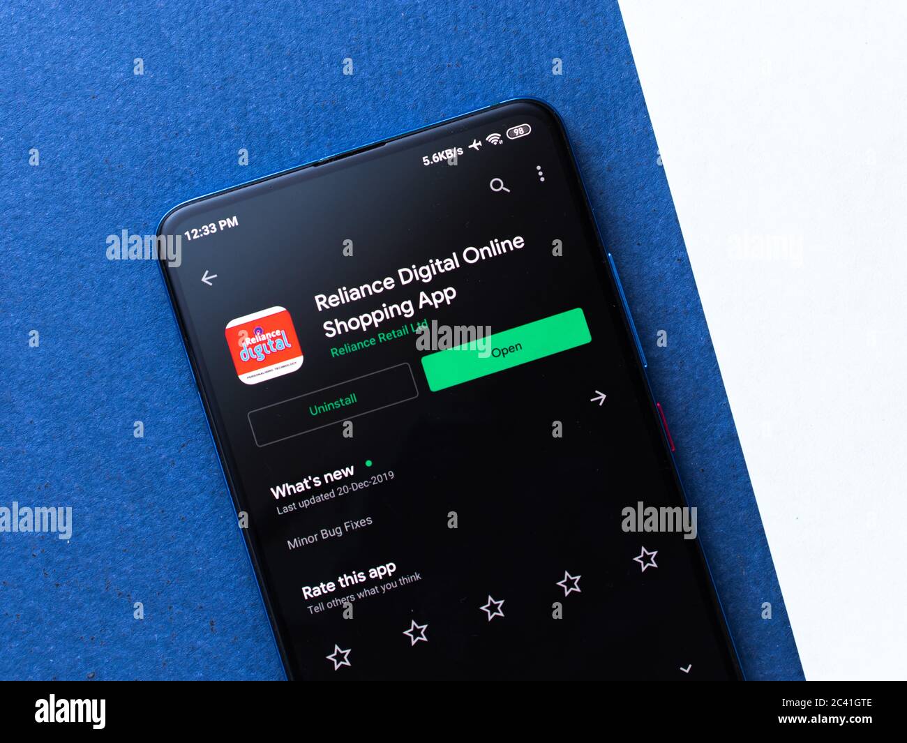 Assam, india - May 23, 2020 : Reliance digital online shopping app ...