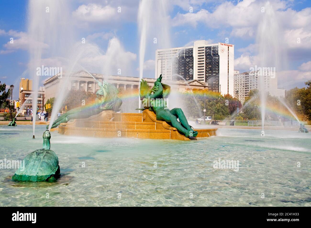 Logan Square Fountain, Parkway Museum District, Philadelphia ...
