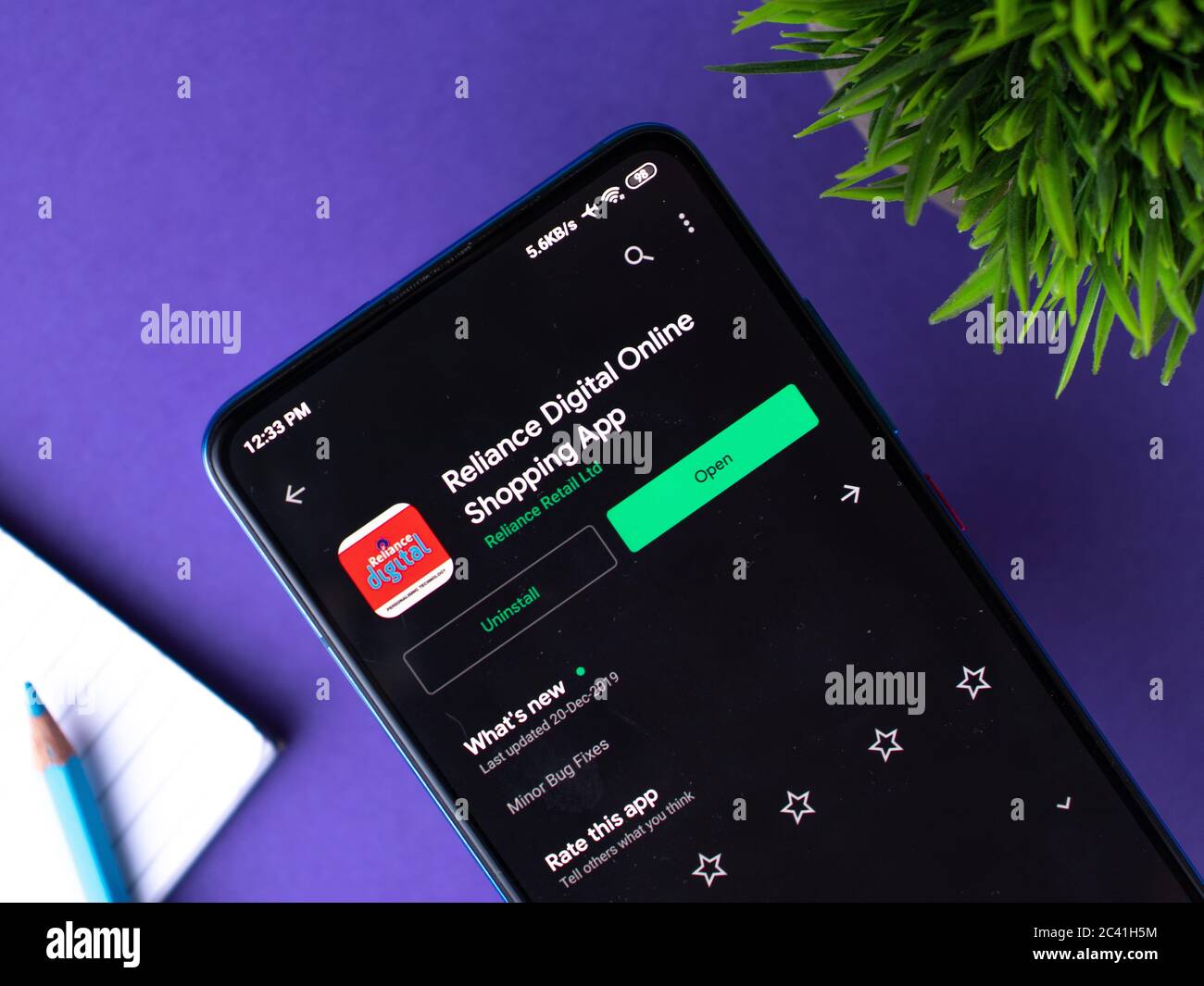 Assam, india - May 23, 2020 : Reliance digital online shopping app ...