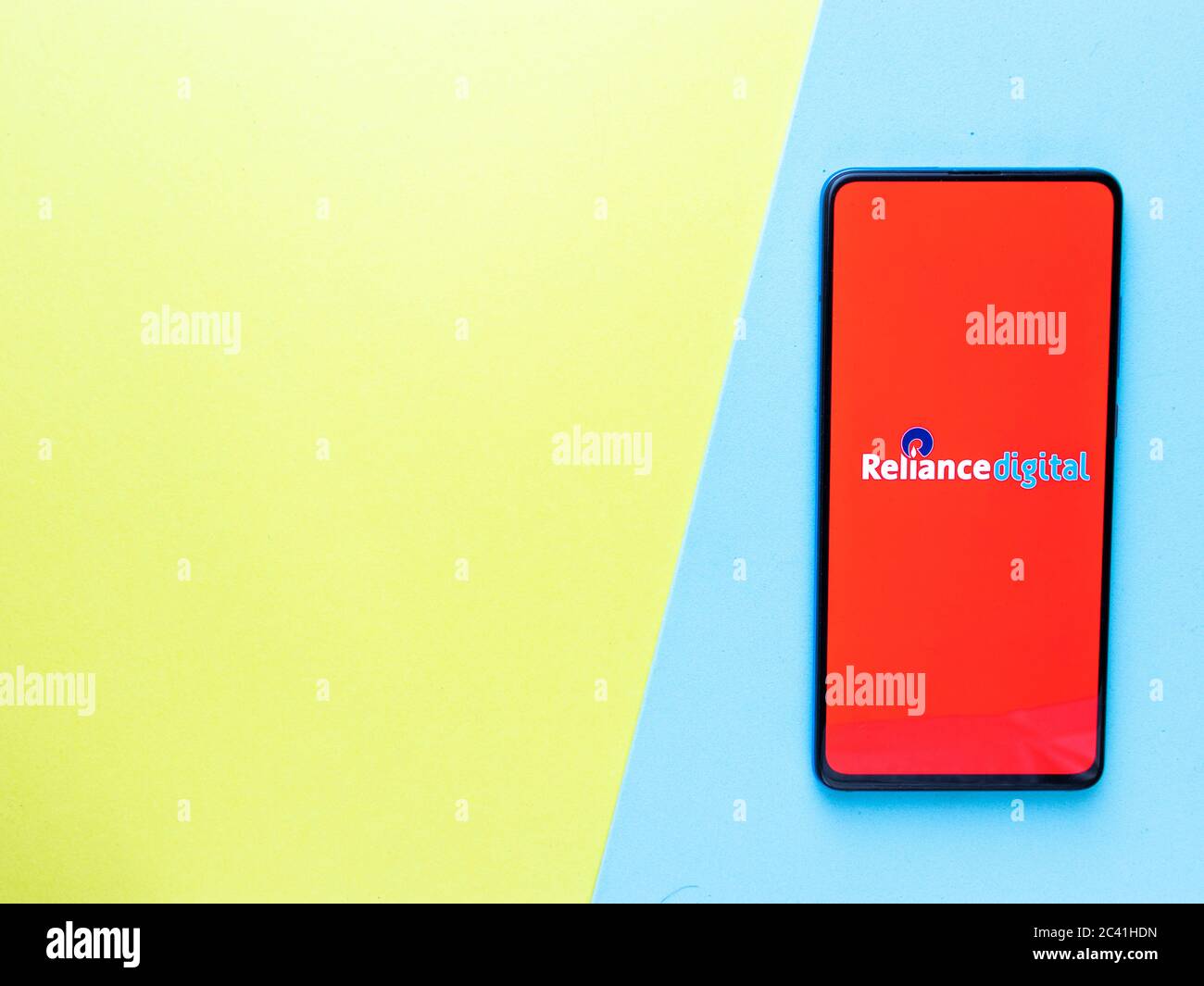 Assam, india - May 23, 2020 : Reliance digital online shopping app ...