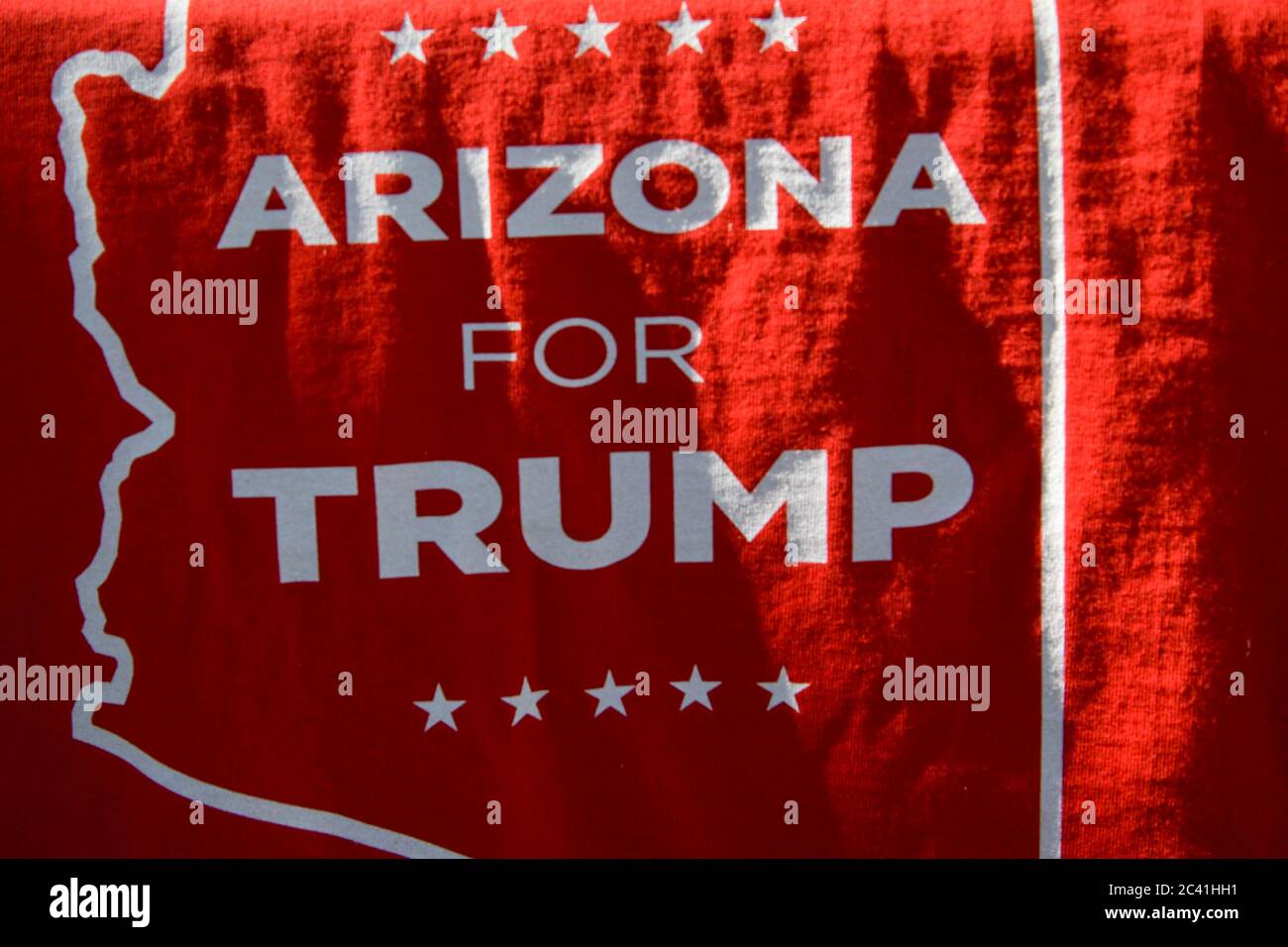 Phoenix AZ, USA. 23rd June, 2020. Donald Trump rally at Dream City ...