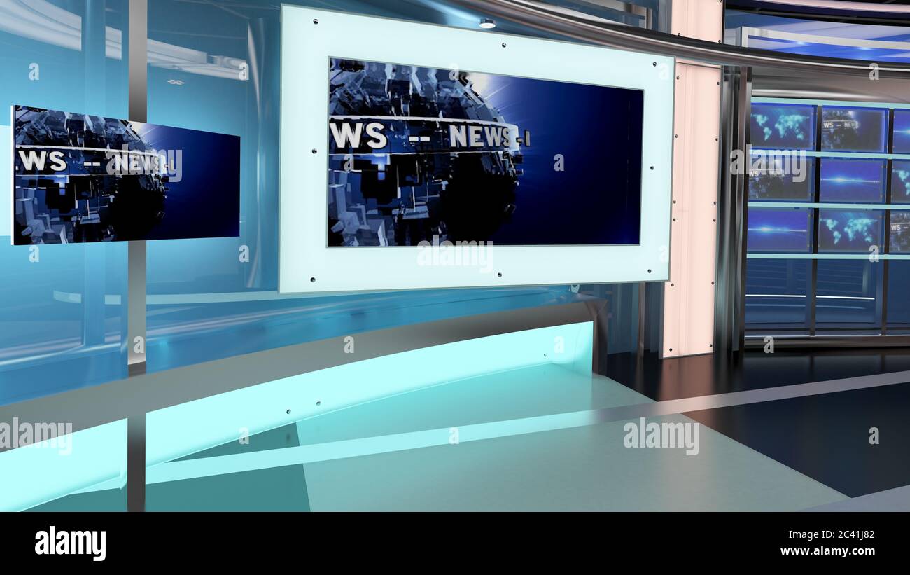 Virtual set studio for chroma footage. wherever you want it, With a ...