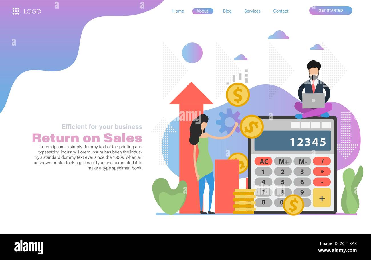 Income return Stock Vector Images - Alamy