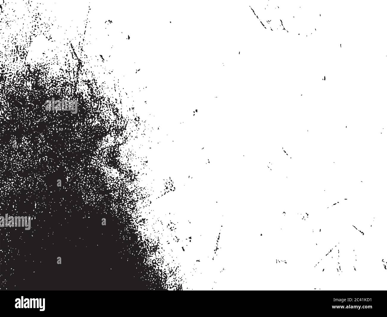 Grunge Black And White Urban Vector Texture Template. Dark Messy Dust ...
