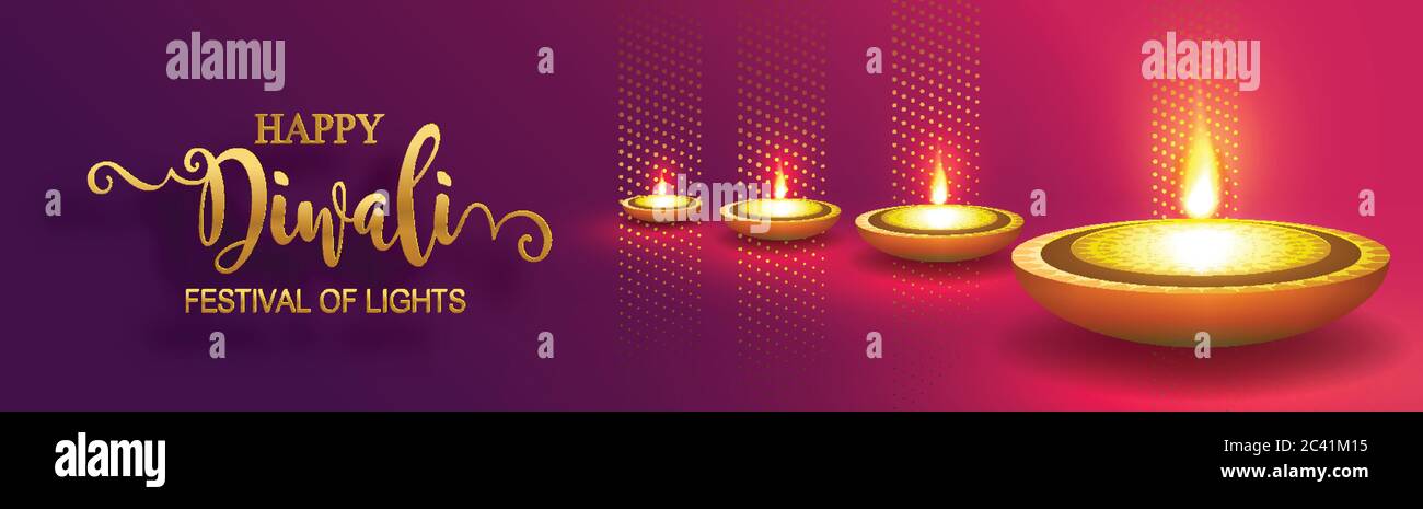 Diwali, Deepavali or Dipavali the festival of lights india with gold ...