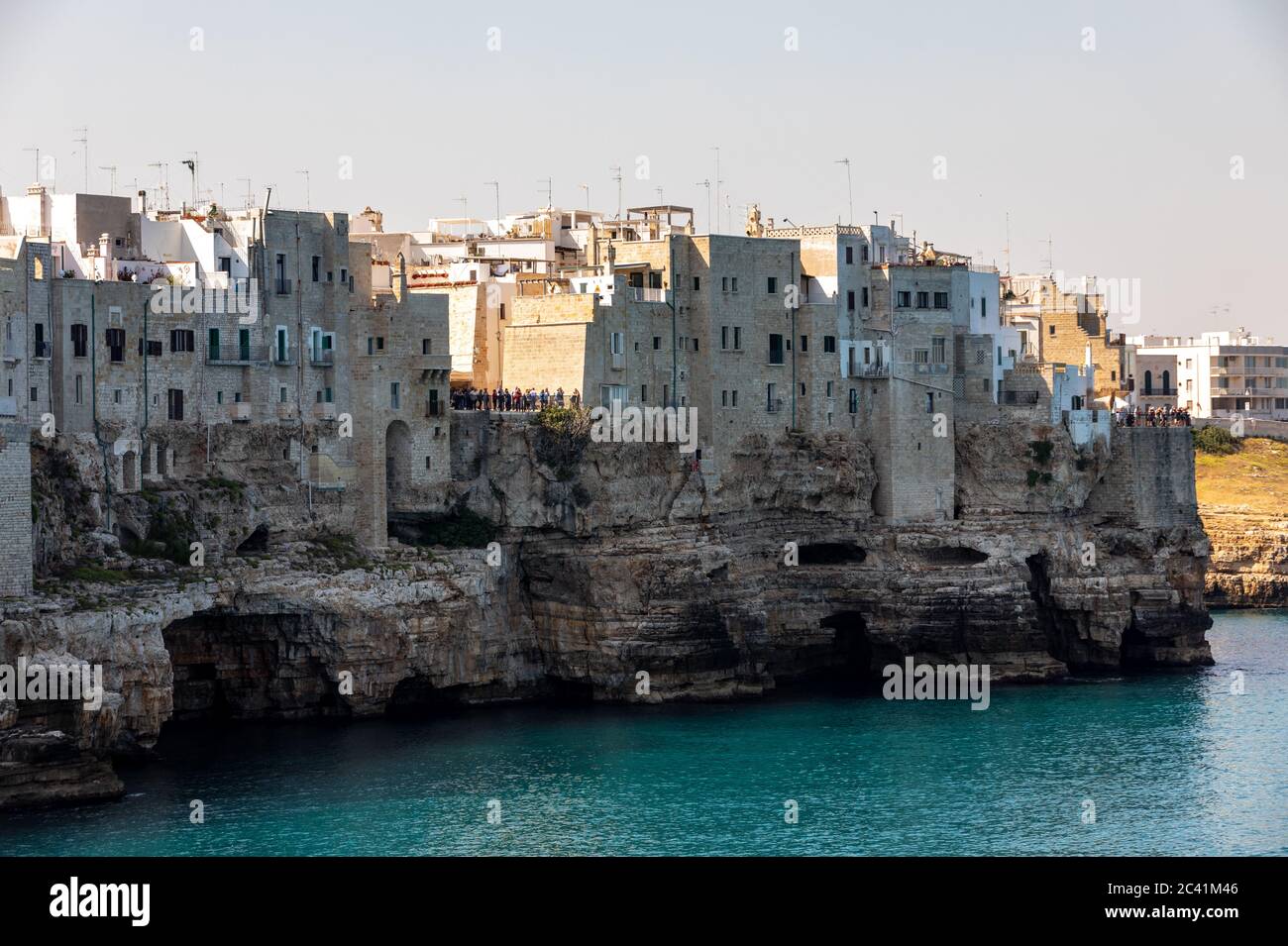 Polignano, Italy - September 17, 2019: View of Polignano a mare ...