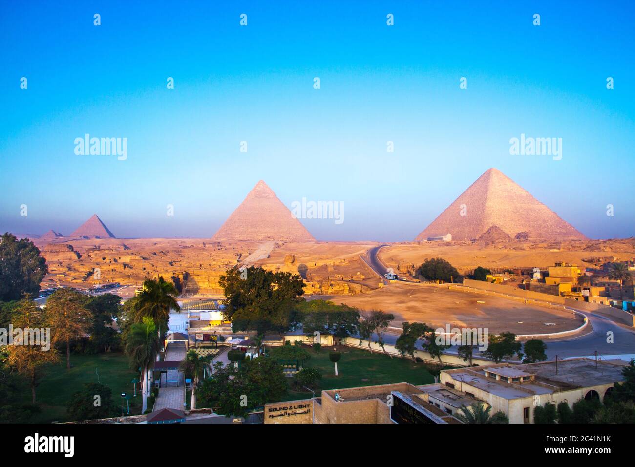Great Pyramid of Giza, UNESCO World Heritage site, Cairo, Egypt Stock ...