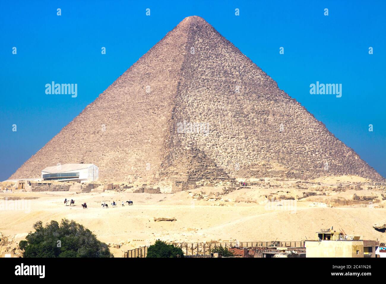 Great Pyramid of Giza, UNESCO World Heritage site, Cairo, Egypt Stock ...