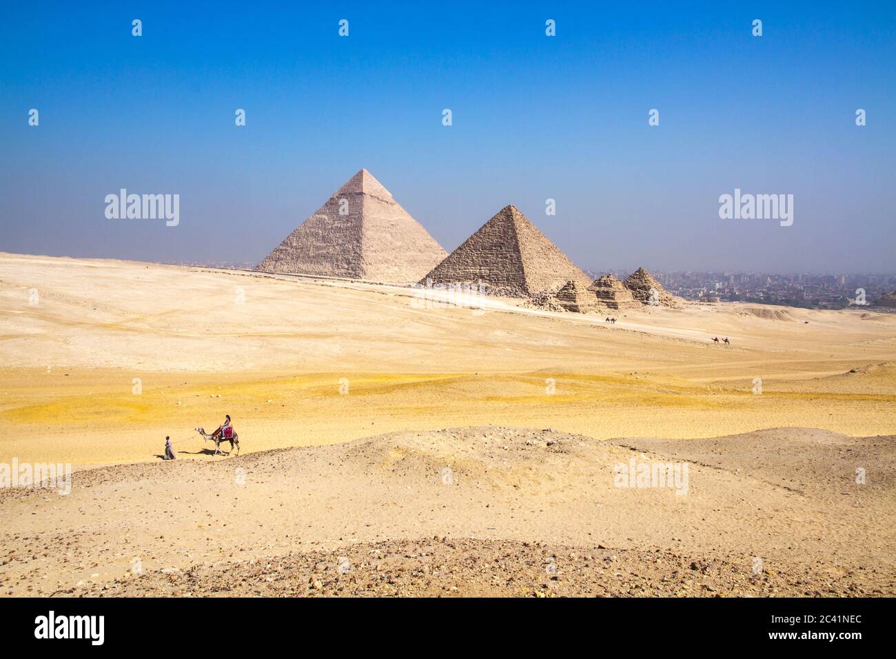 Great Pyramid of Giza, UNESCO World Heritage site, Cairo, Egypt Stock ...