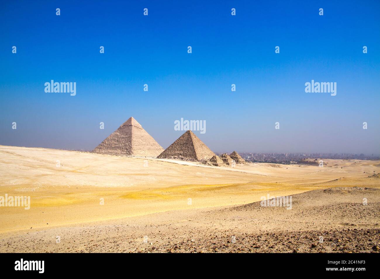 Great Pyramid of Giza, UNESCO World Heritage site, Cairo, Egypt Stock ...