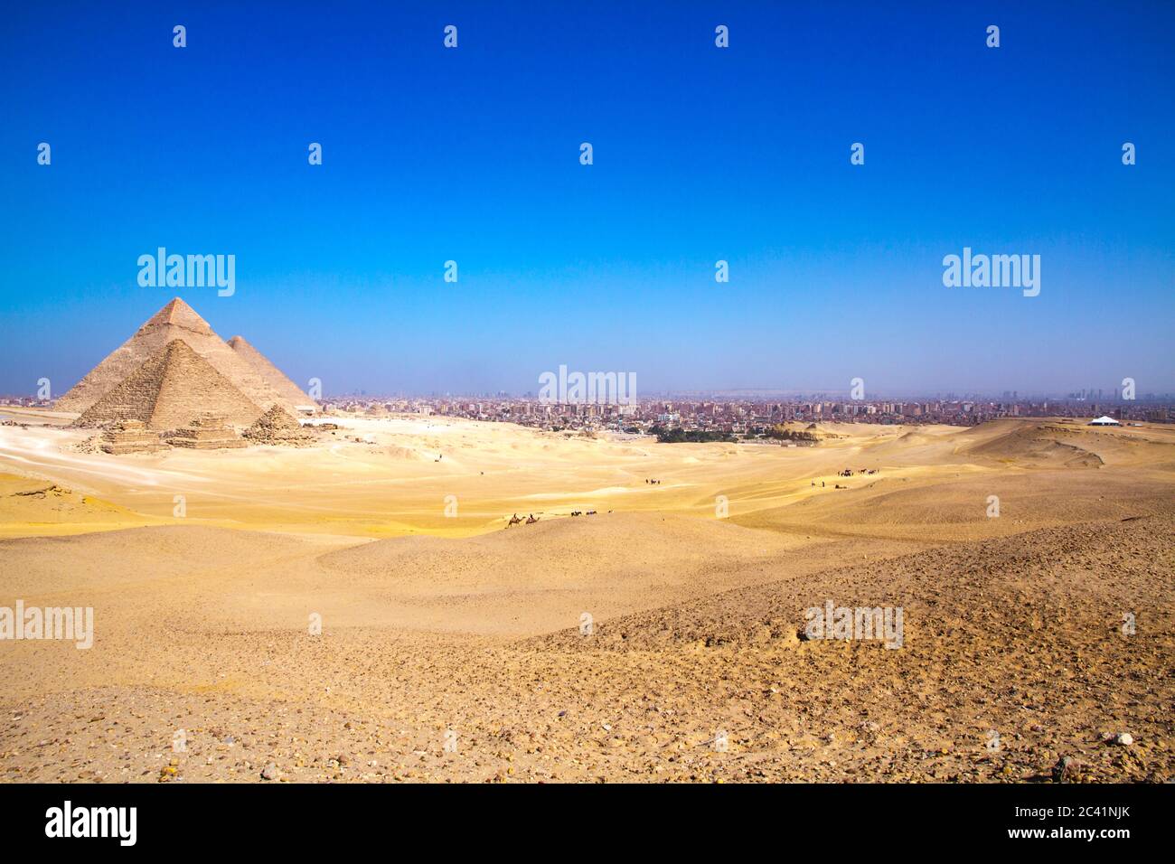 Great Pyramid of Giza, UNESCO World Heritage site, Cairo, Egypt Stock ...