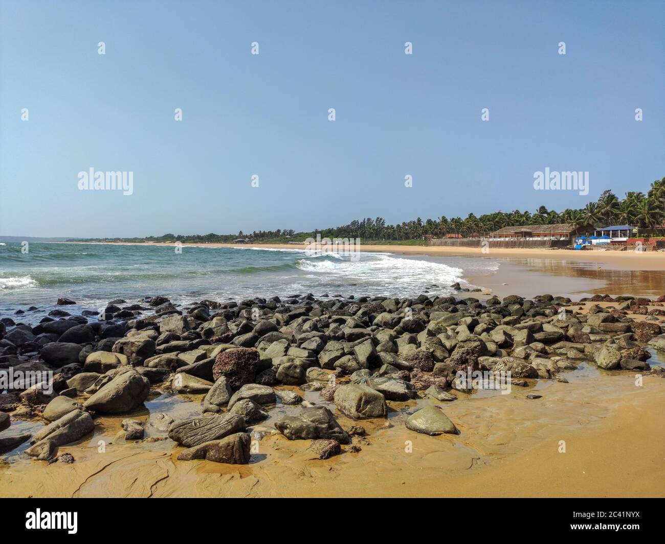 Empty beaches in lock down Stock Photo - Alamy