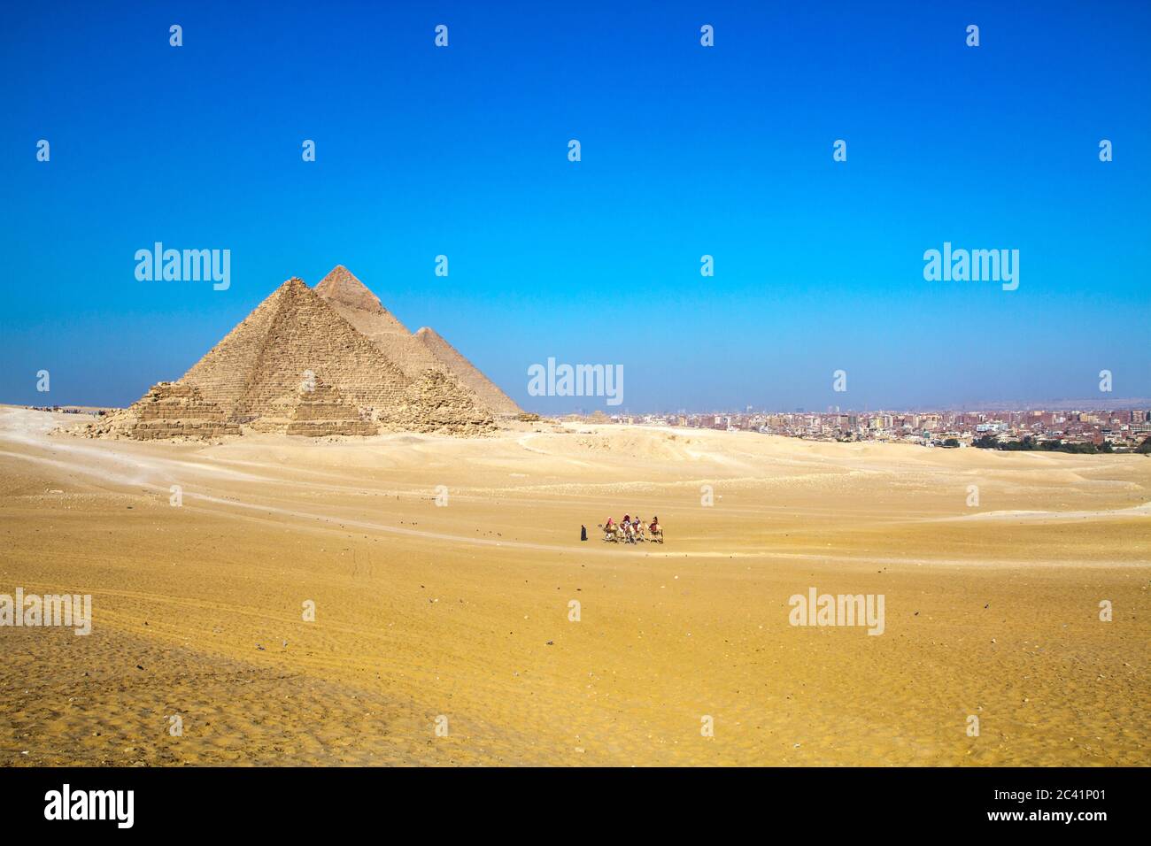 Great Pyramid of Giza, UNESCO World Heritage site, Cairo, Egypt Stock ...