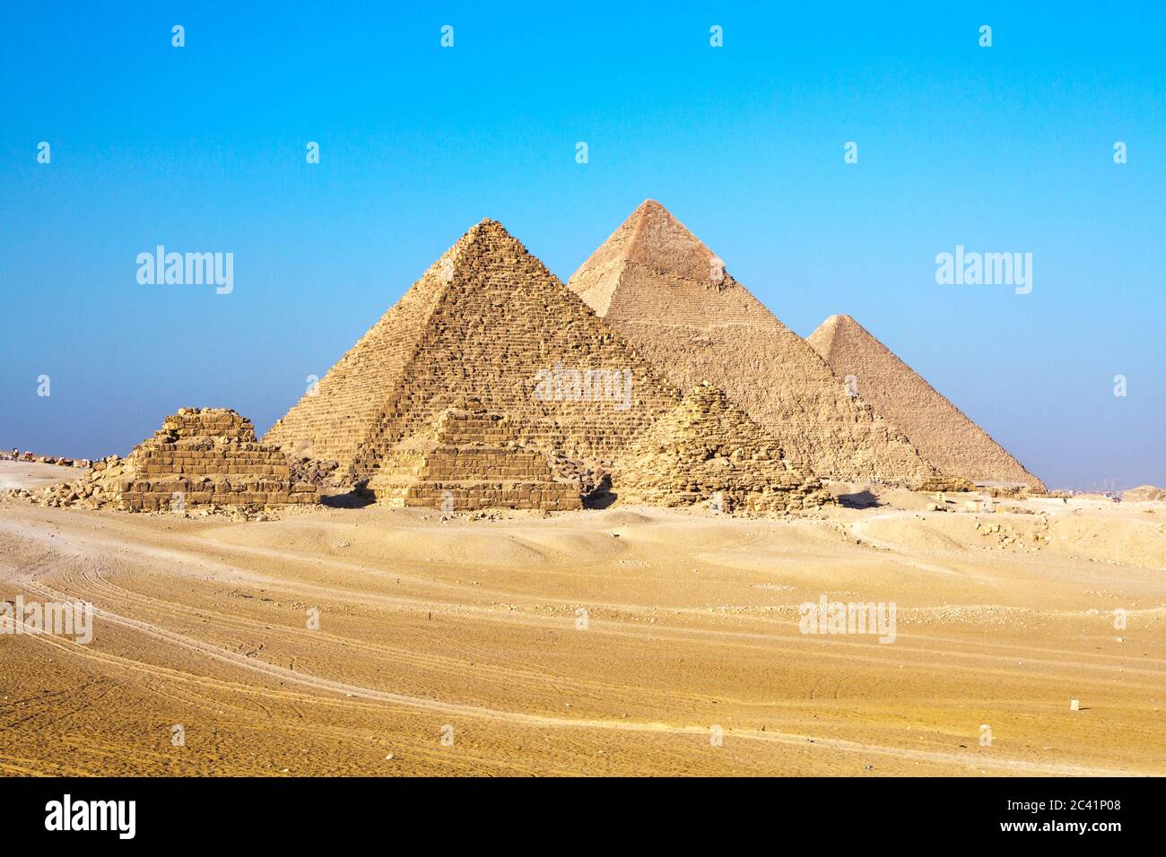 Great Pyramid of Giza, UNESCO World Heritage site, Cairo, Egypt Stock ...