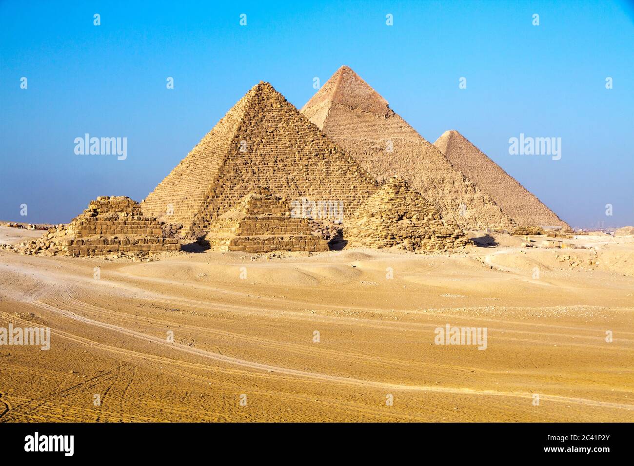 Great Pyramid of Giza, UNESCO World Heritage site, Cairo, Egypt Stock ...