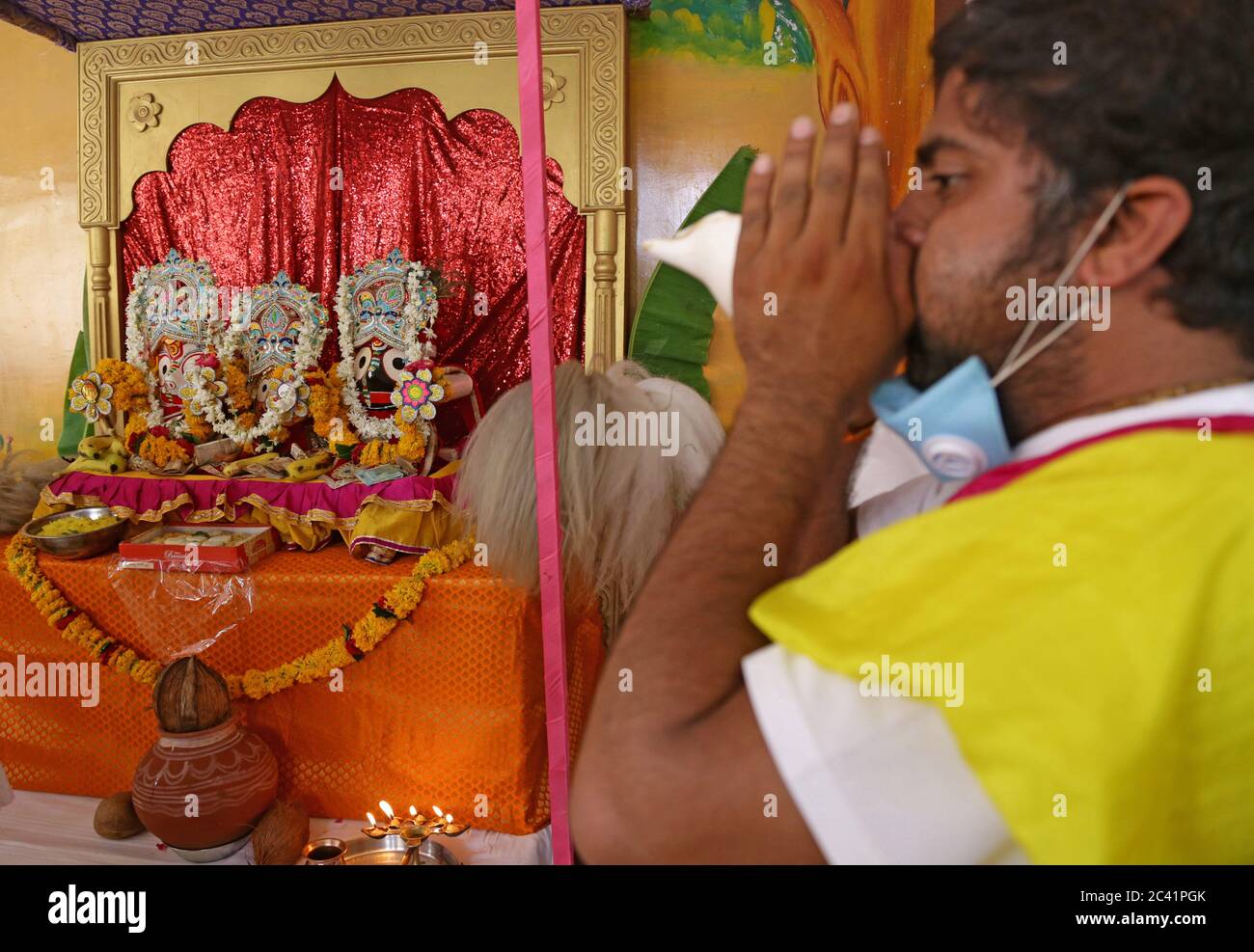 Devotee of lord jagannath hi-res stock photography and images - Alamy