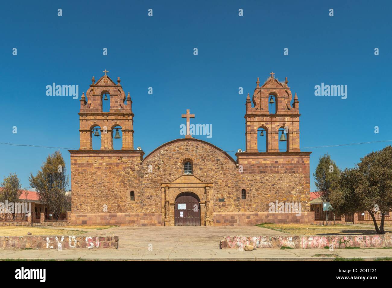Iglesia de Laja of 1548, Laja, Departamento La Paz, Bolivia, Latin ...