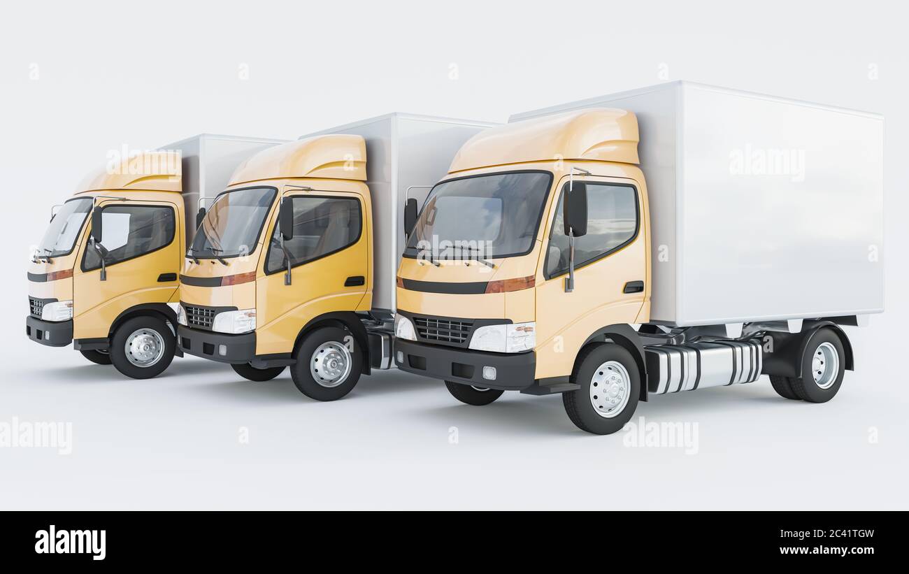 Box trucks hi-res stock photography and images - Alamy