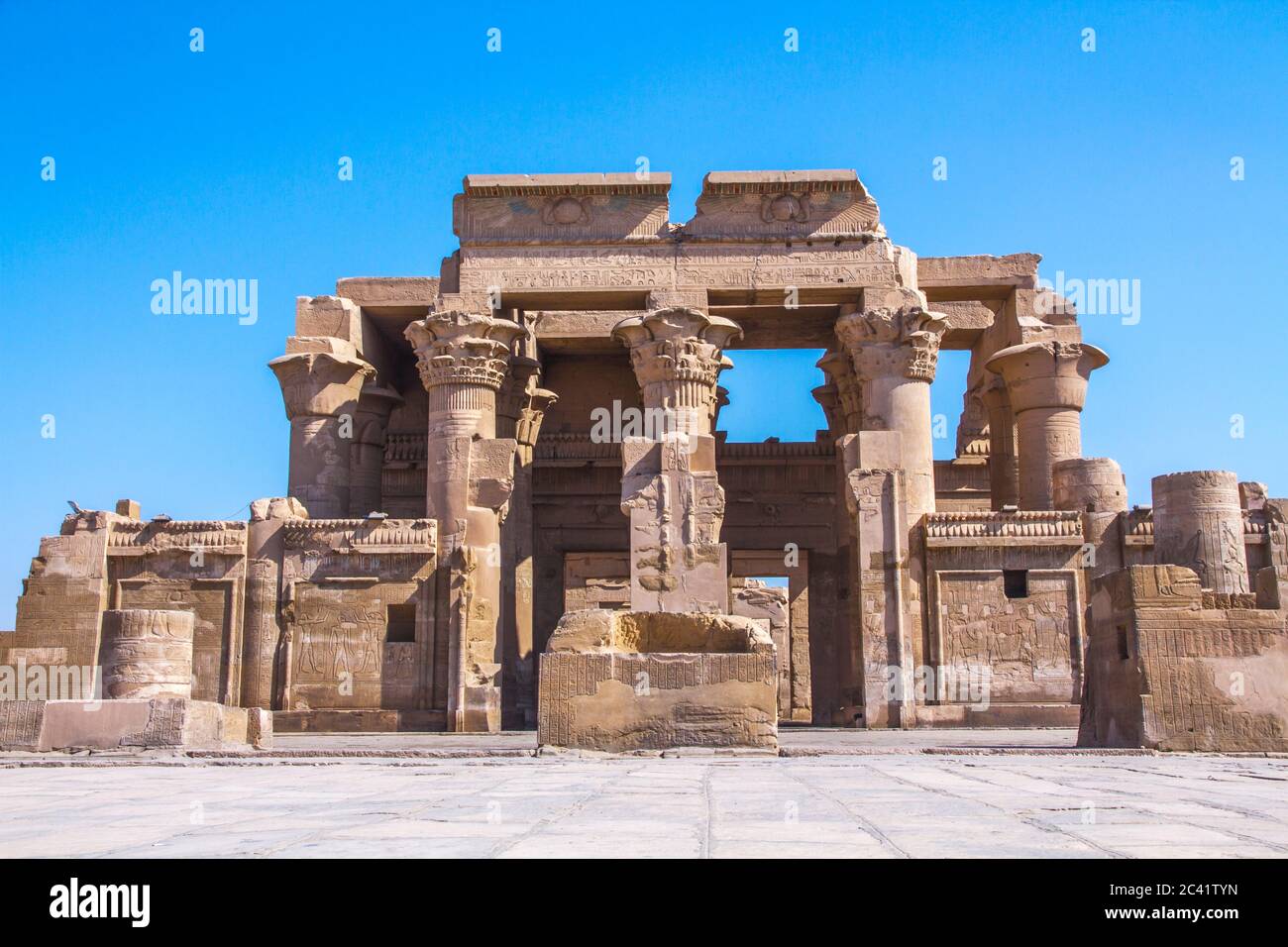 Ancient ruins temple of Kom Ombo, Aswan, Egypt Stock Photo - Alamy