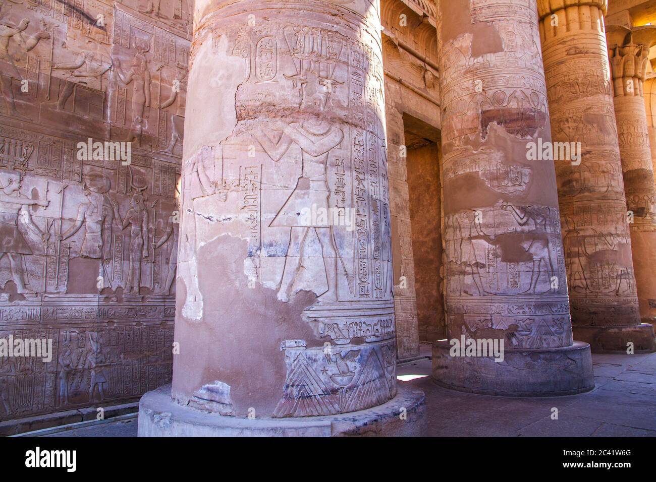 Ancient ruins temple of Kom Ombo, Aswan, Egypt Stock Photo - Alamy