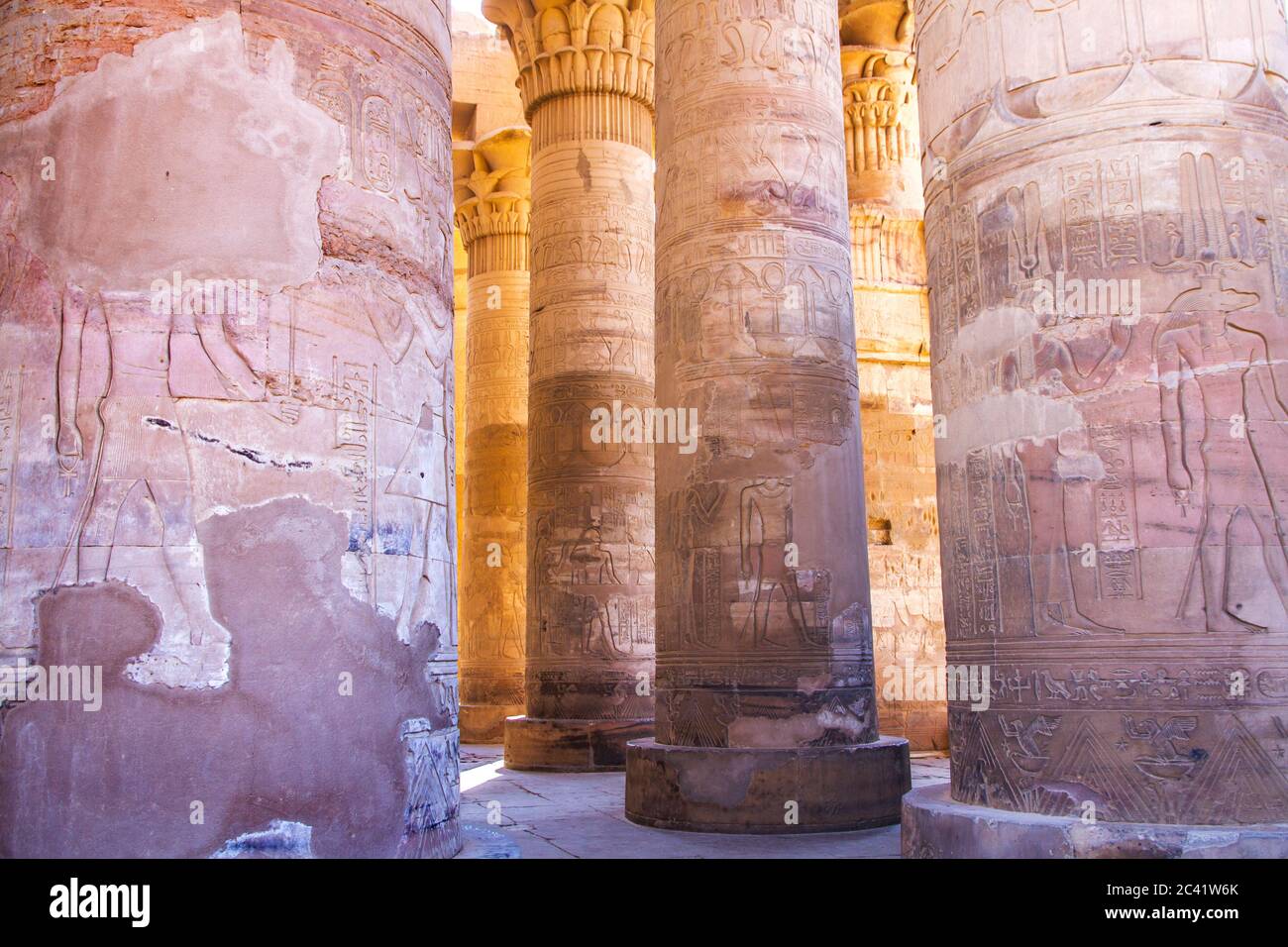 Ancient ruins temple of Kom Ombo, Aswan, Egypt Stock Photo - Alamy