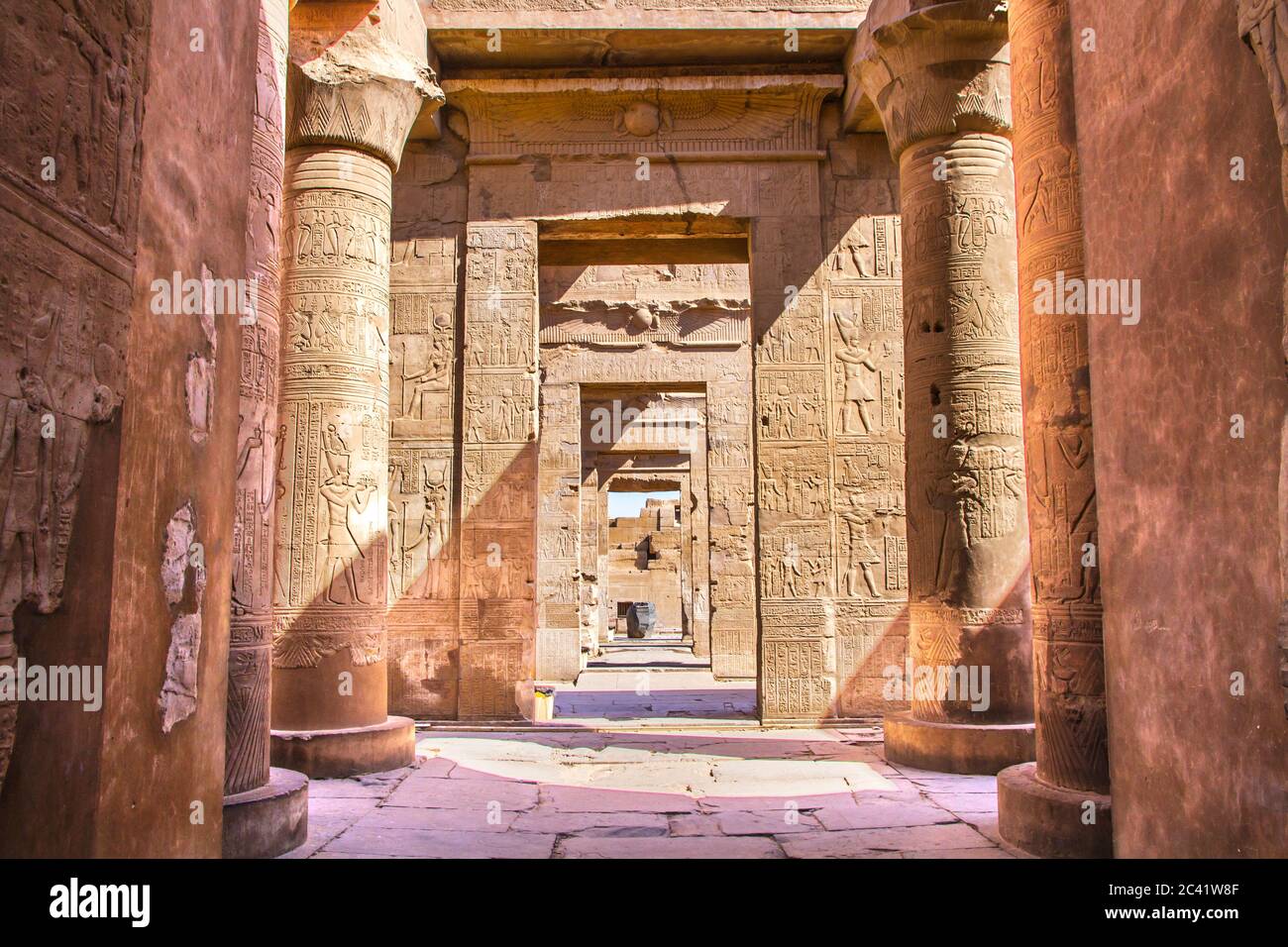 Ancient ruins temple of Kom Ombo, Aswan, Egypt Stock Photo - Alamy