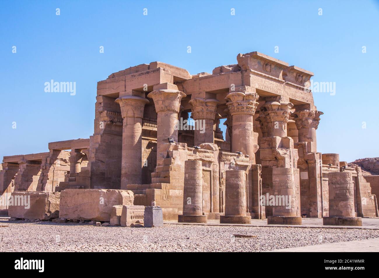 Ancient ruins temple of Kom Ombo, Aswan, Egypt Stock Photo - Alamy