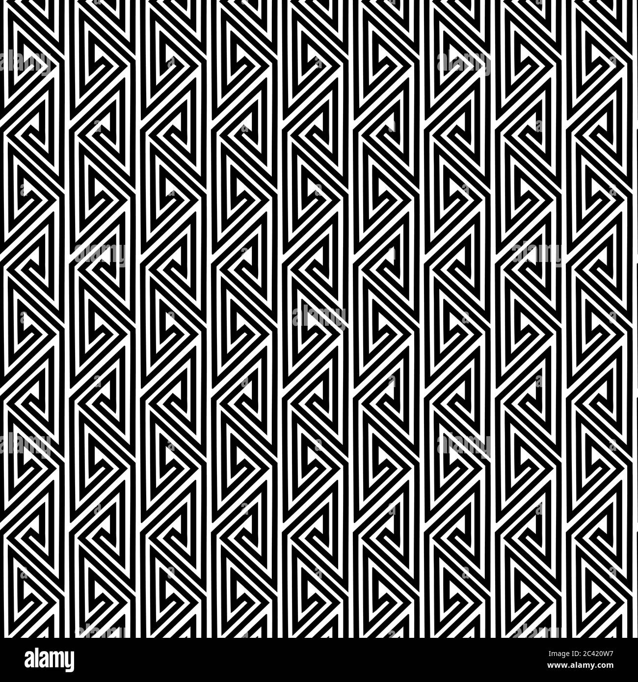 pattern design geometric seamless triangle zigzag background black and ...