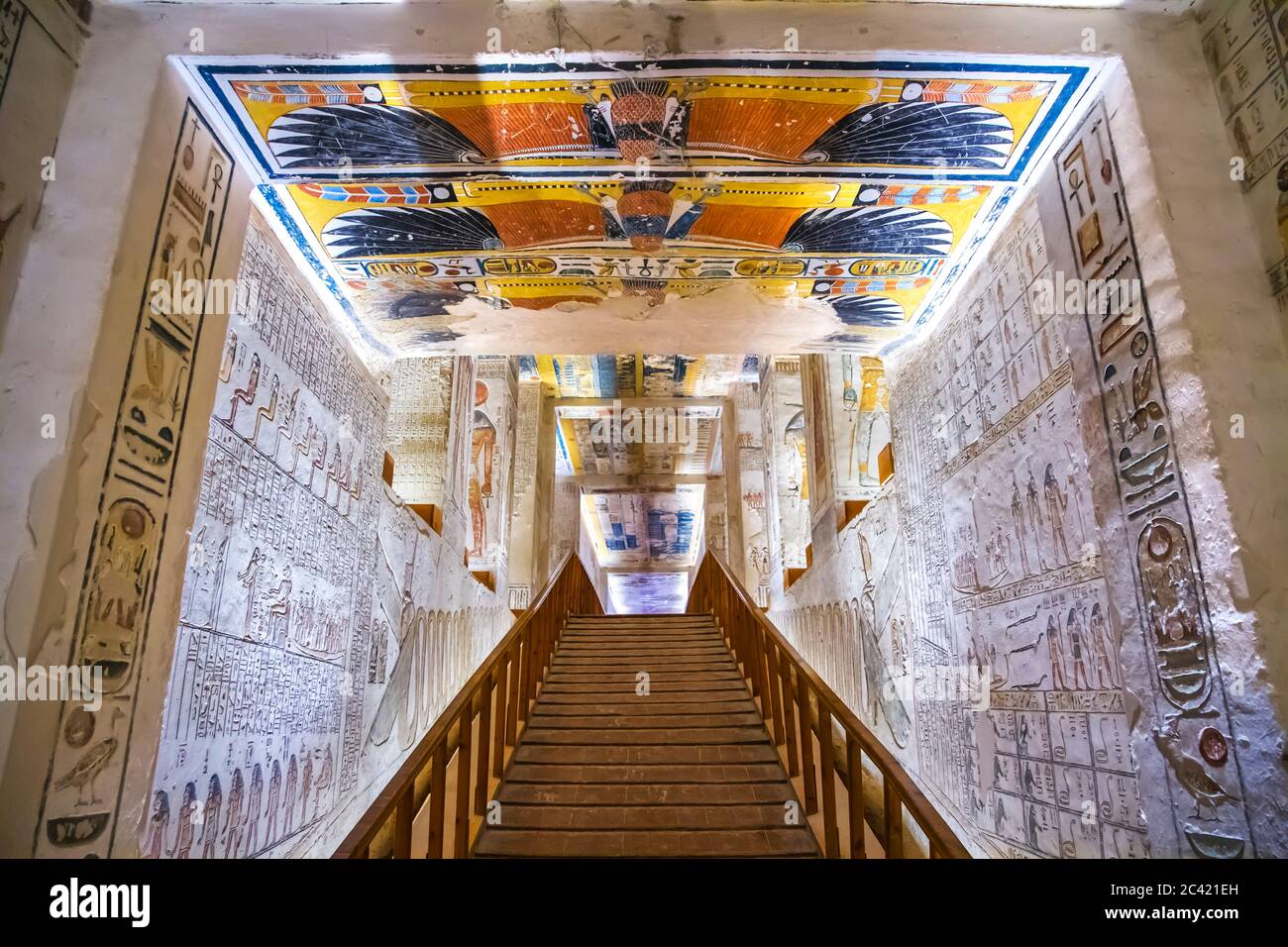 The burial temple of pharaoh ramses hi-res stock photography and images ...