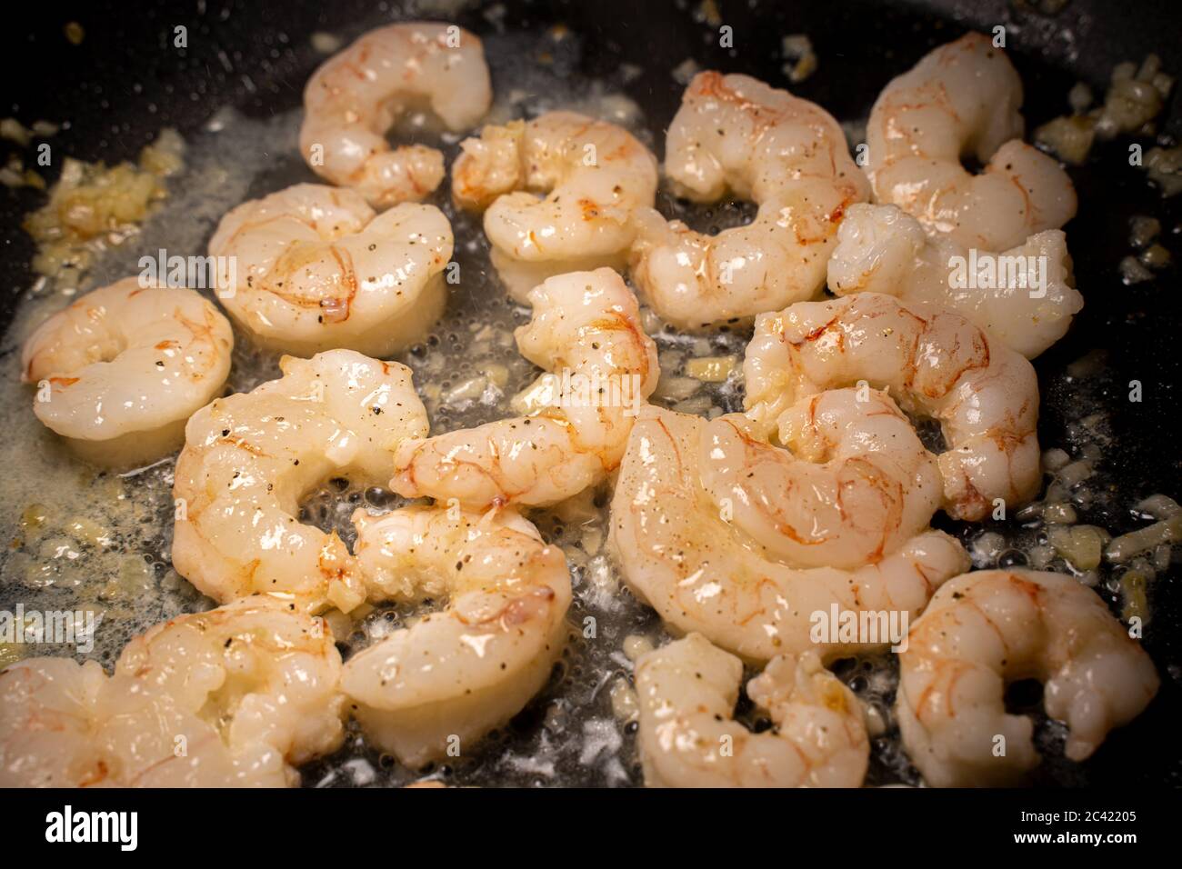Raw prawns garlic spicy hi-res stock photography and images - Alamy