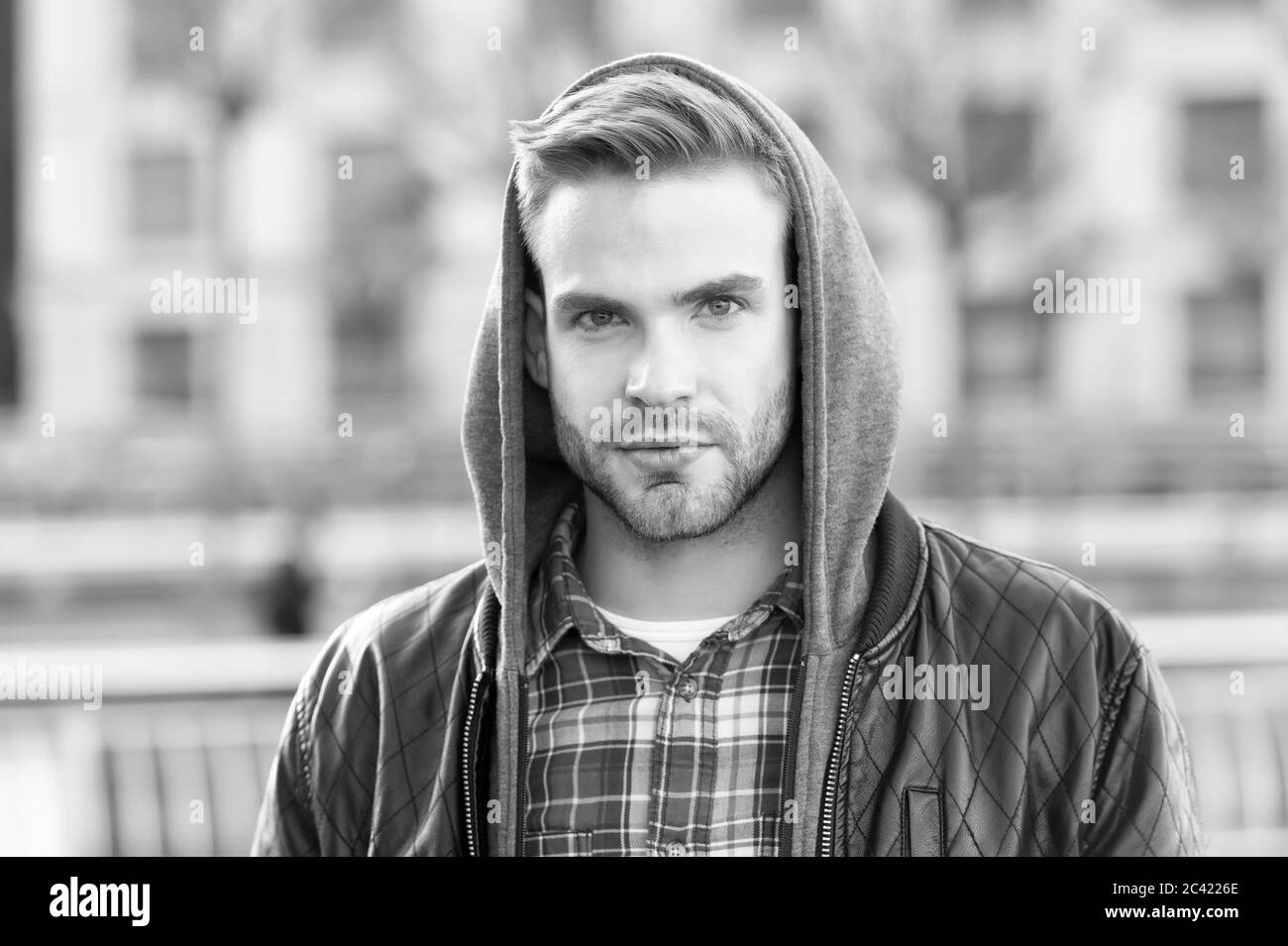 Hipster guy in nice Black and White Stock Photos & Images - Alamy