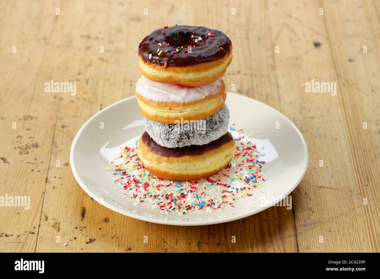 Stack of pastries hi-res stock photography and images - Alamy