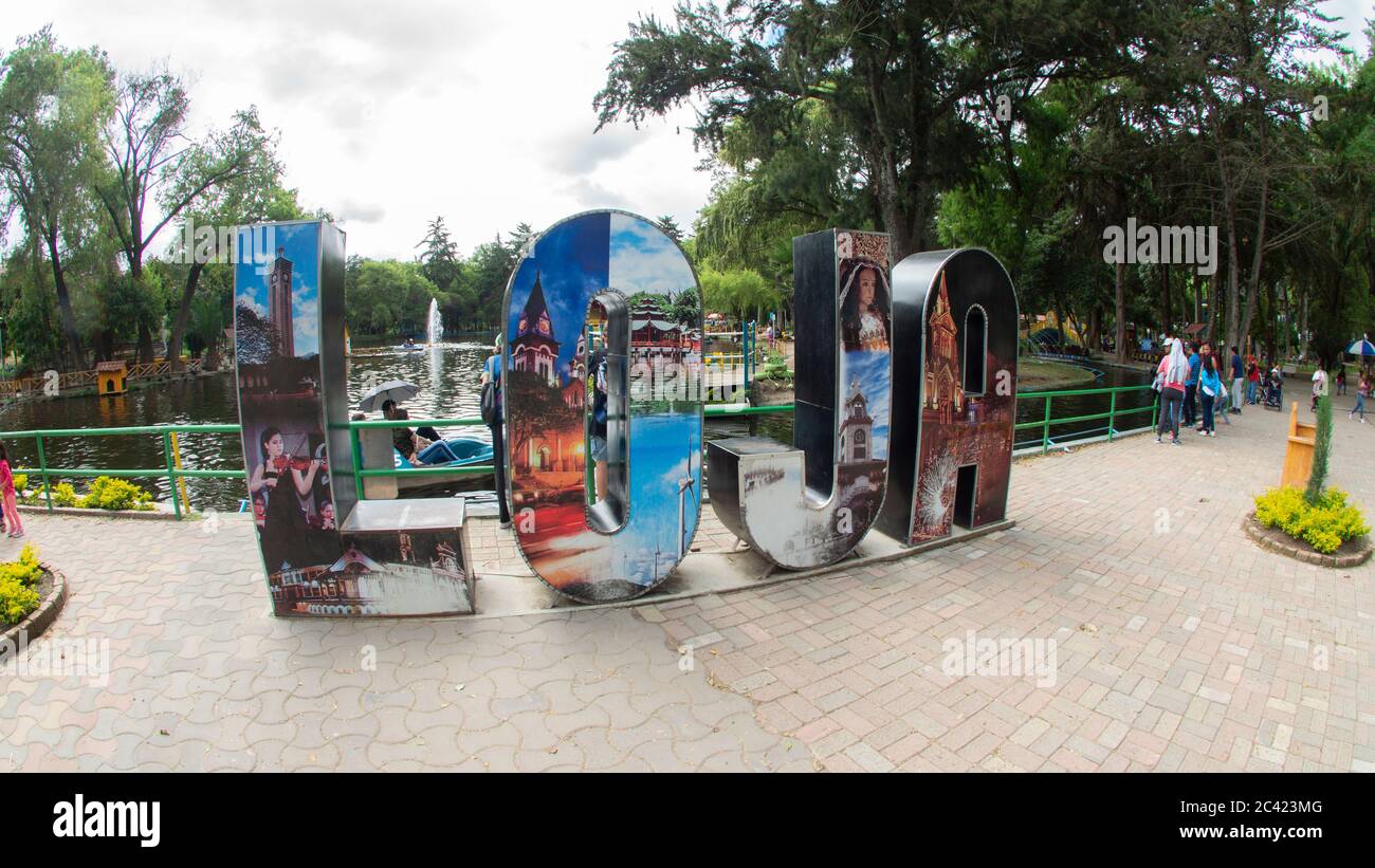Inmaculada Concepcion de Loja, Loja / Ecuador - March 31 2019: Word ...
