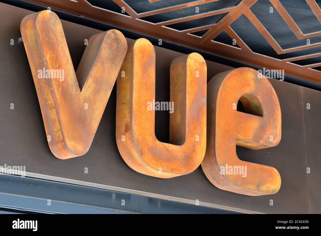 Vue cinema sign hi-res stock photography and images - Alamy