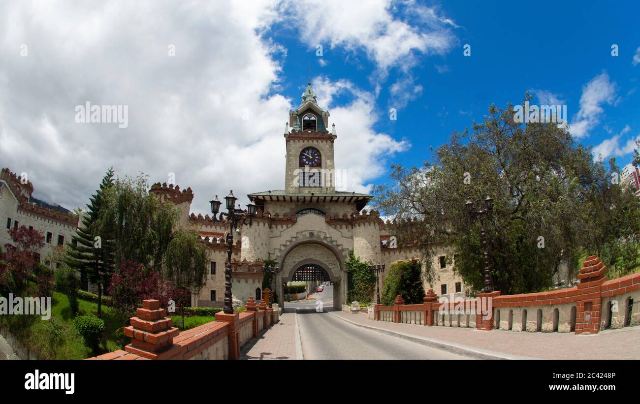 Inmaculada Concepcion de Loja, Loja / Ecuador - March 31 2019: Front ...