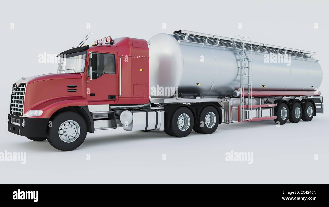 Tanker truck 3d hi-res stock photography and images - Alamy