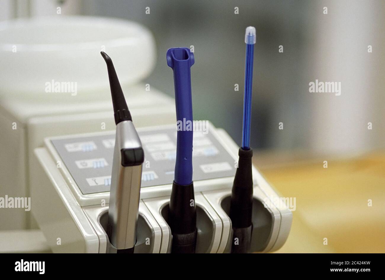 Drills and other medical devices - instruments - dental practice Stock ...