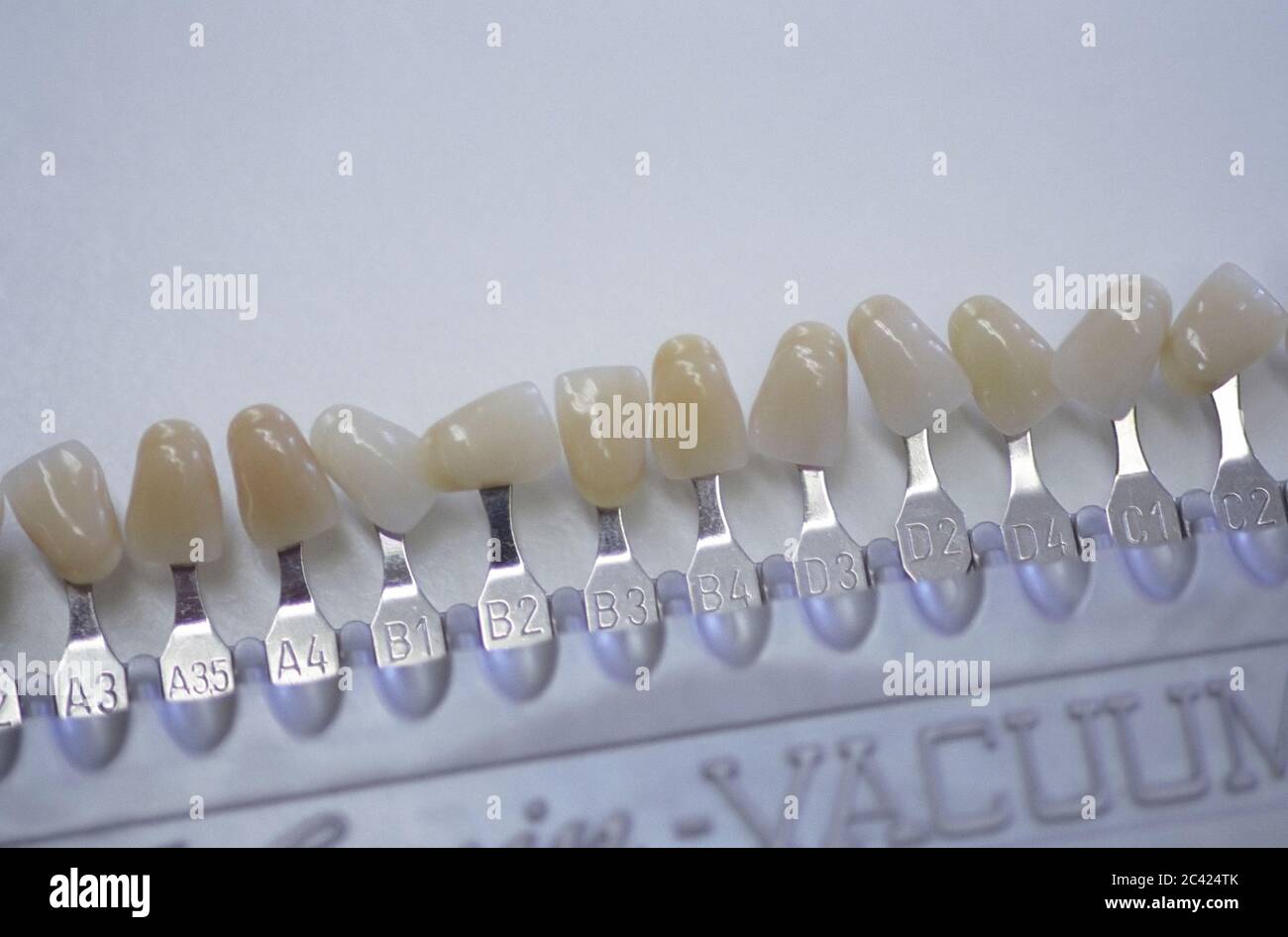 Numeric teeth - illustration - dentistry Stock Photo - Alamy