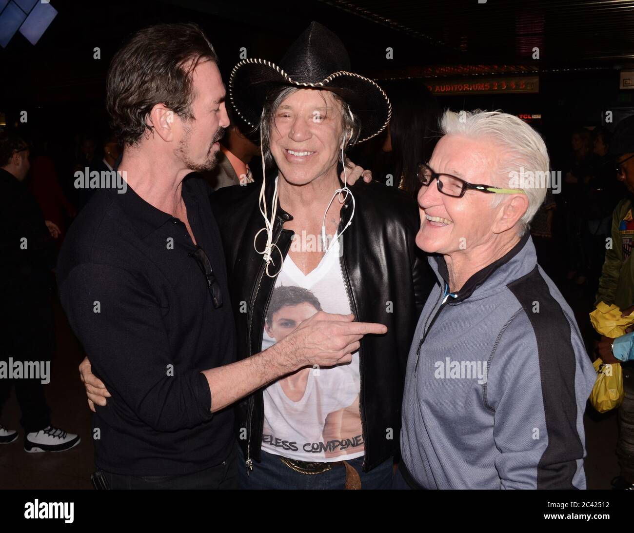 December 30, 2016: Gary Stretch, Mickey Rourke and Monty Cox attends ...
