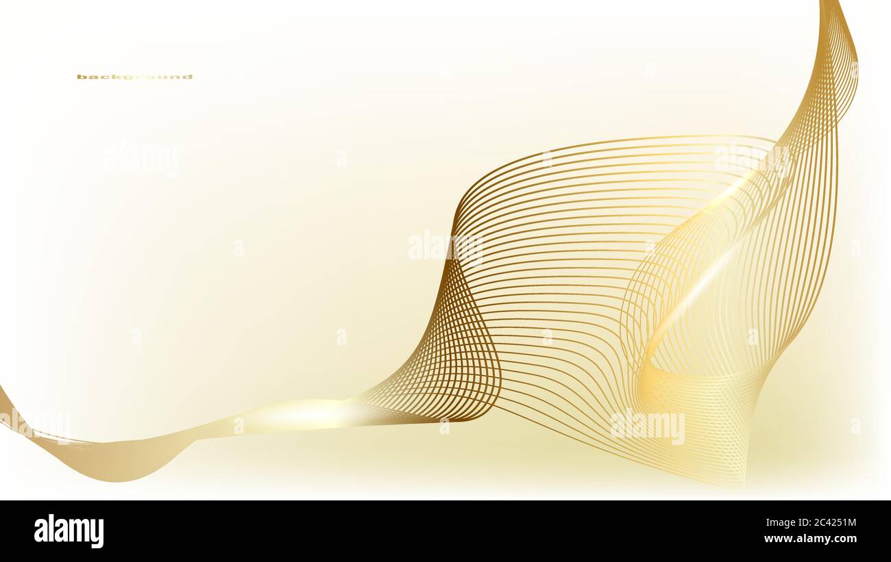 Abstract gold light threads background Stock Vector Image & Art - Alamy