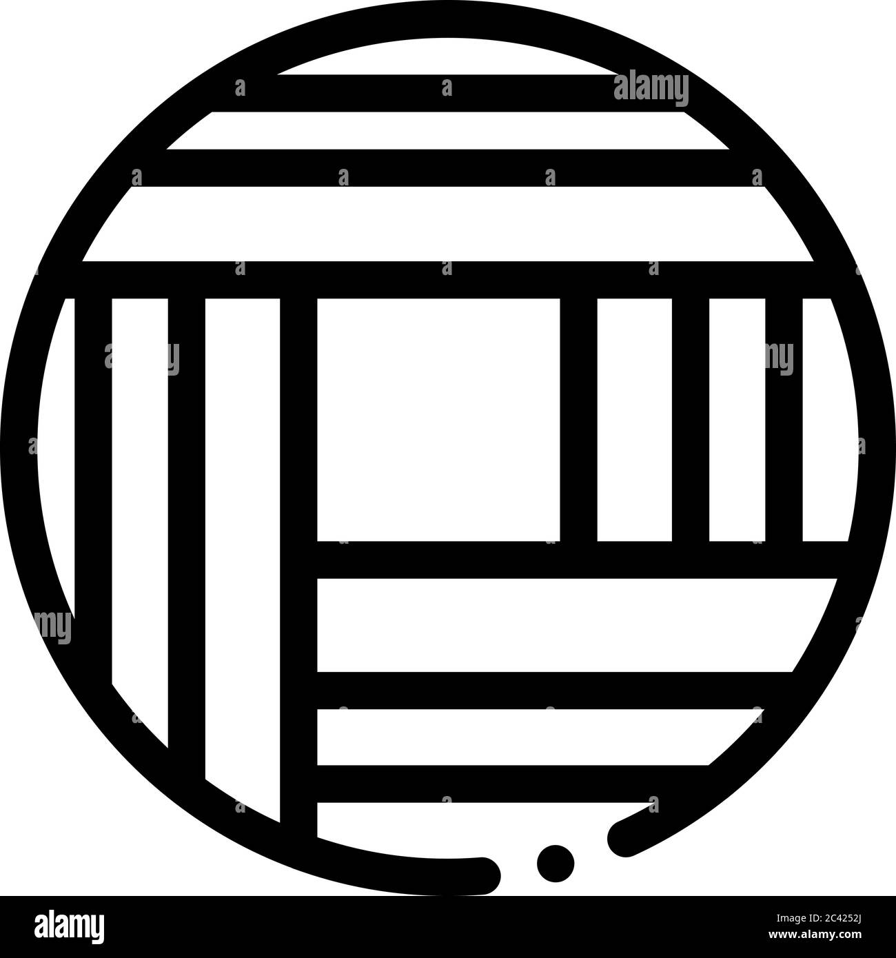 wood parquet icon vector outline illustration Stock Vector Image & Art ...