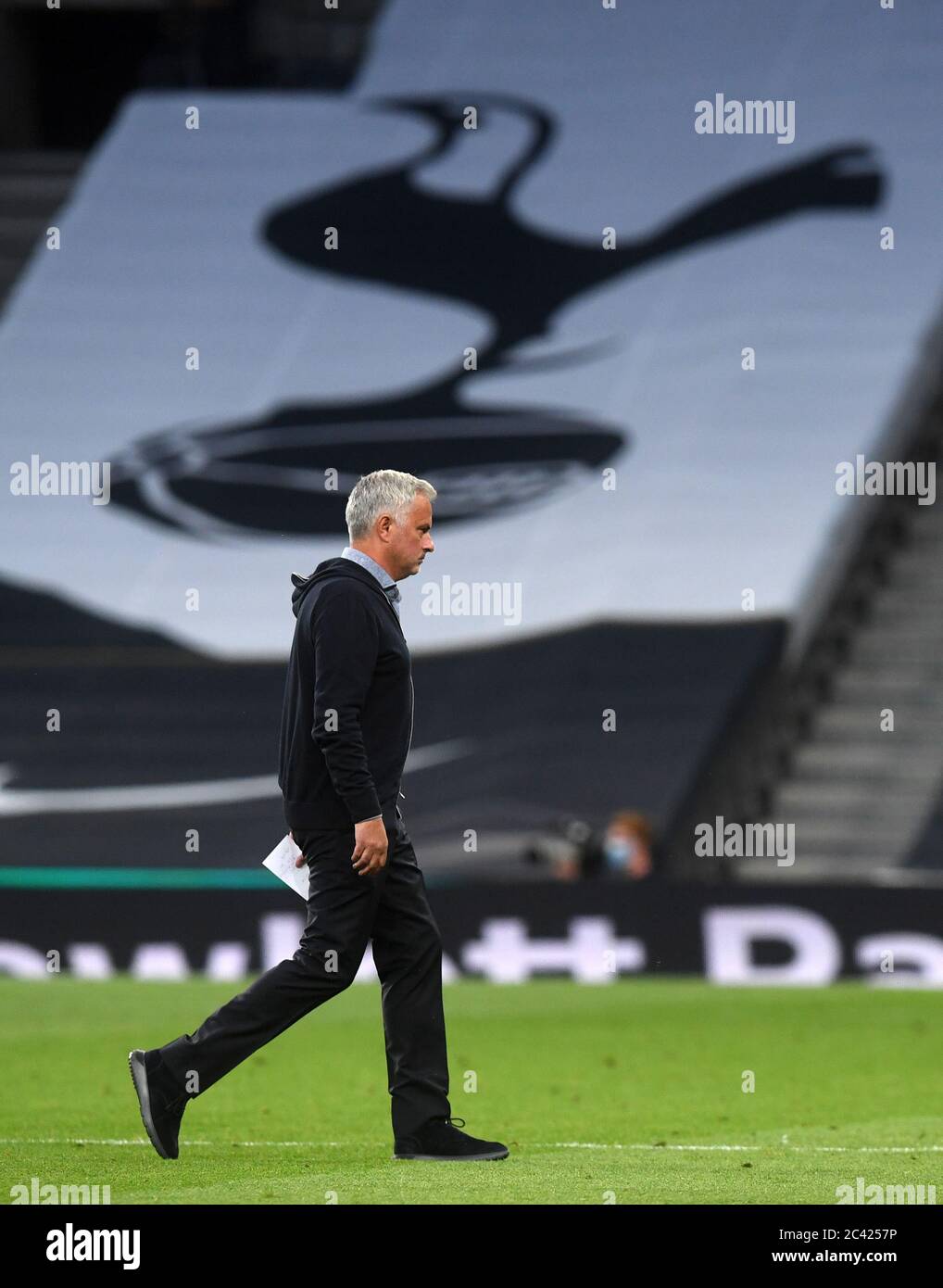 Tottenham Hotspur manager Jose Mourinho during the Premier League match ...