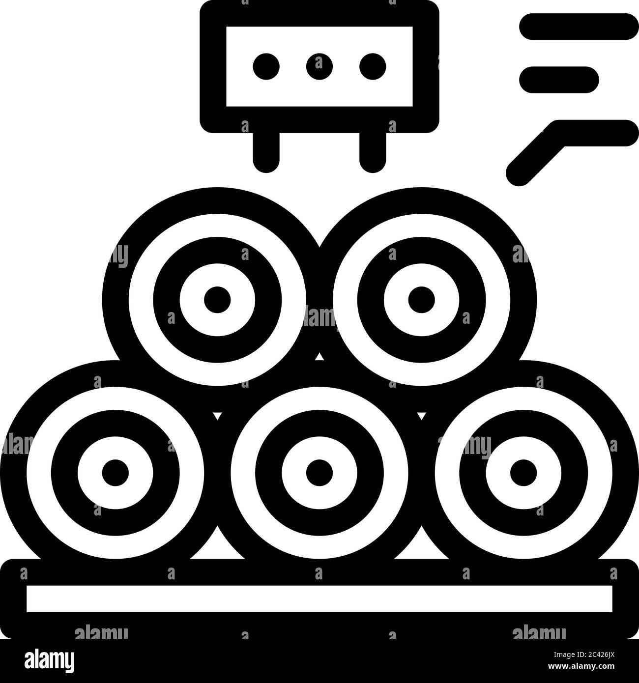 Trunks line Black and White Stock Photos & Images - Alamy