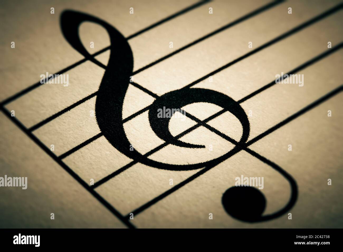 Treble clef hi-res stock photography and images - Alamy