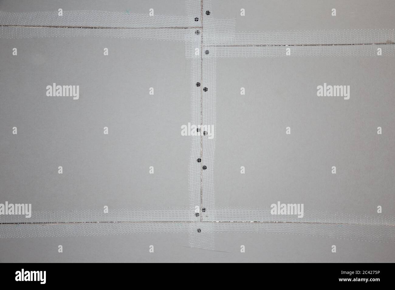 plasterboard background drywall getting ready to plaster Stock Photo ...