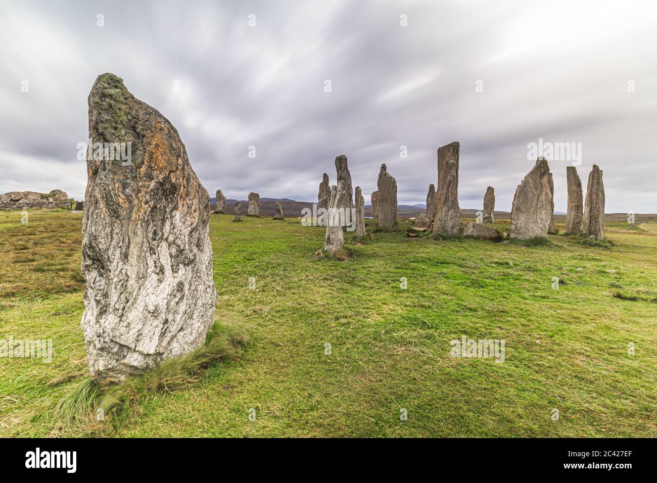 Callanish stone circle, Callanish, Isle of Lewis, Outer Hebrides ...