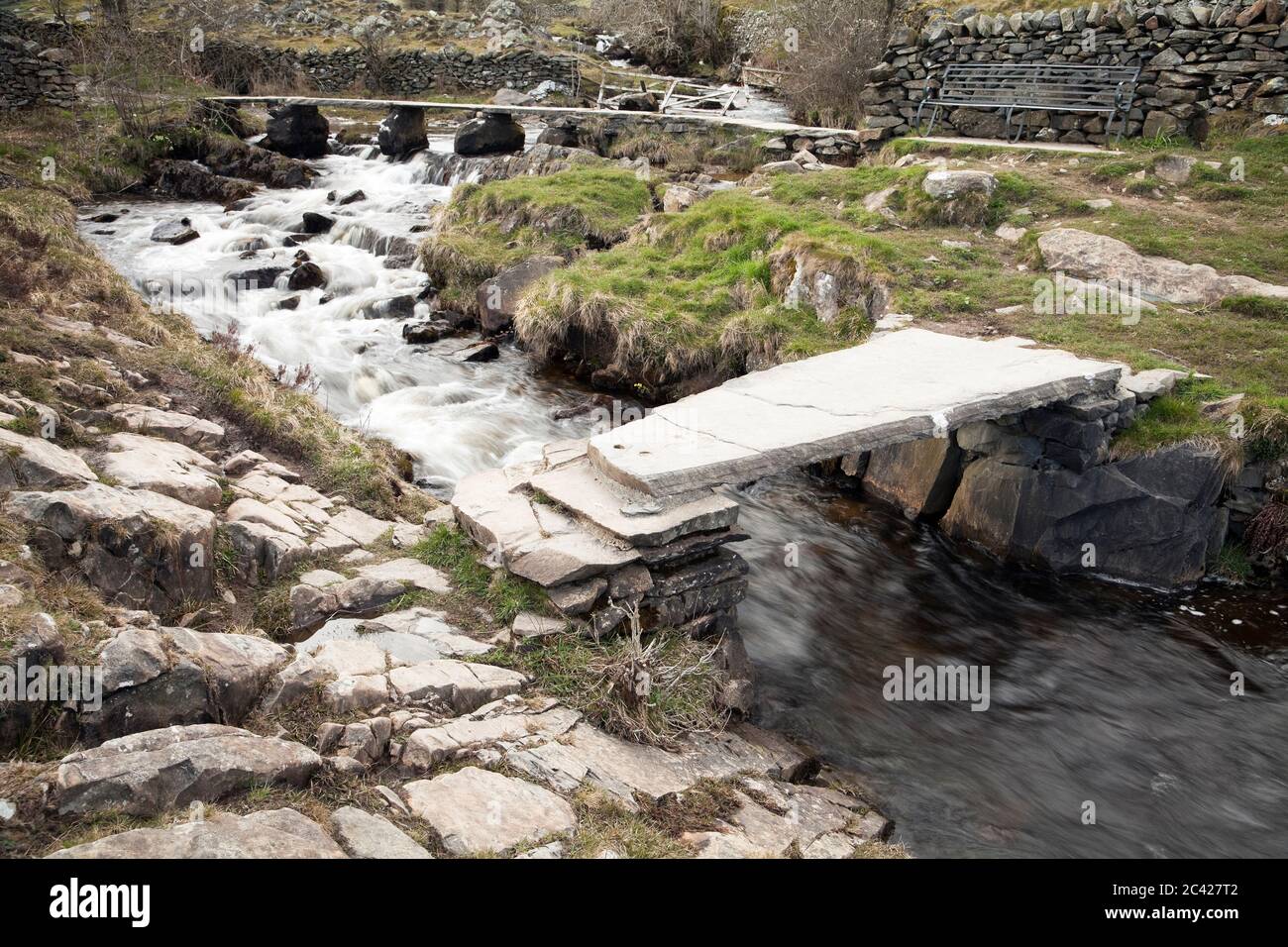Wash Dubs near Wharfe and Austwick in the Yorkshire Dales, UK Stock ...