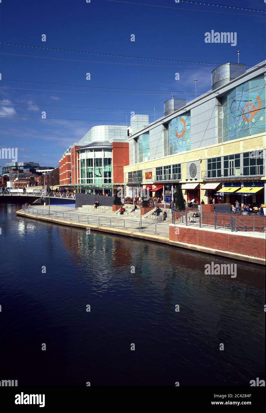 Oracle Shopping Center - Reading - England Stock Photo - Alamy