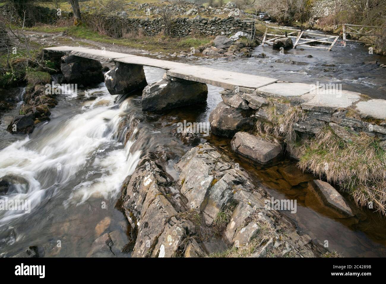 Wash Dubs near Wharfe and Austwick in the Yorkshire Dales, UK Stock ...